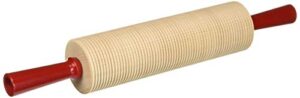 bethany housewares wood rolling pin corrugated bulk