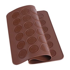 Silicone Macaron Baking Mats, 48 Cavities Silicone Mold Sheet Mat Macaroon Cookies Pastry DIY Bakeware Decorating Tools, Silicone Baking Mat Reusable, Silicone, Pizza