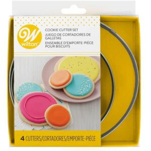 wilton nesting circles cookie cutter set, 4-piece