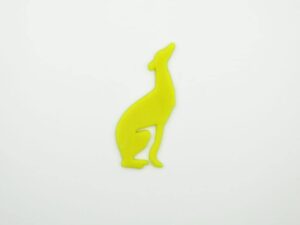 greyhound dog body 266-d302 cookie cutter silhouette