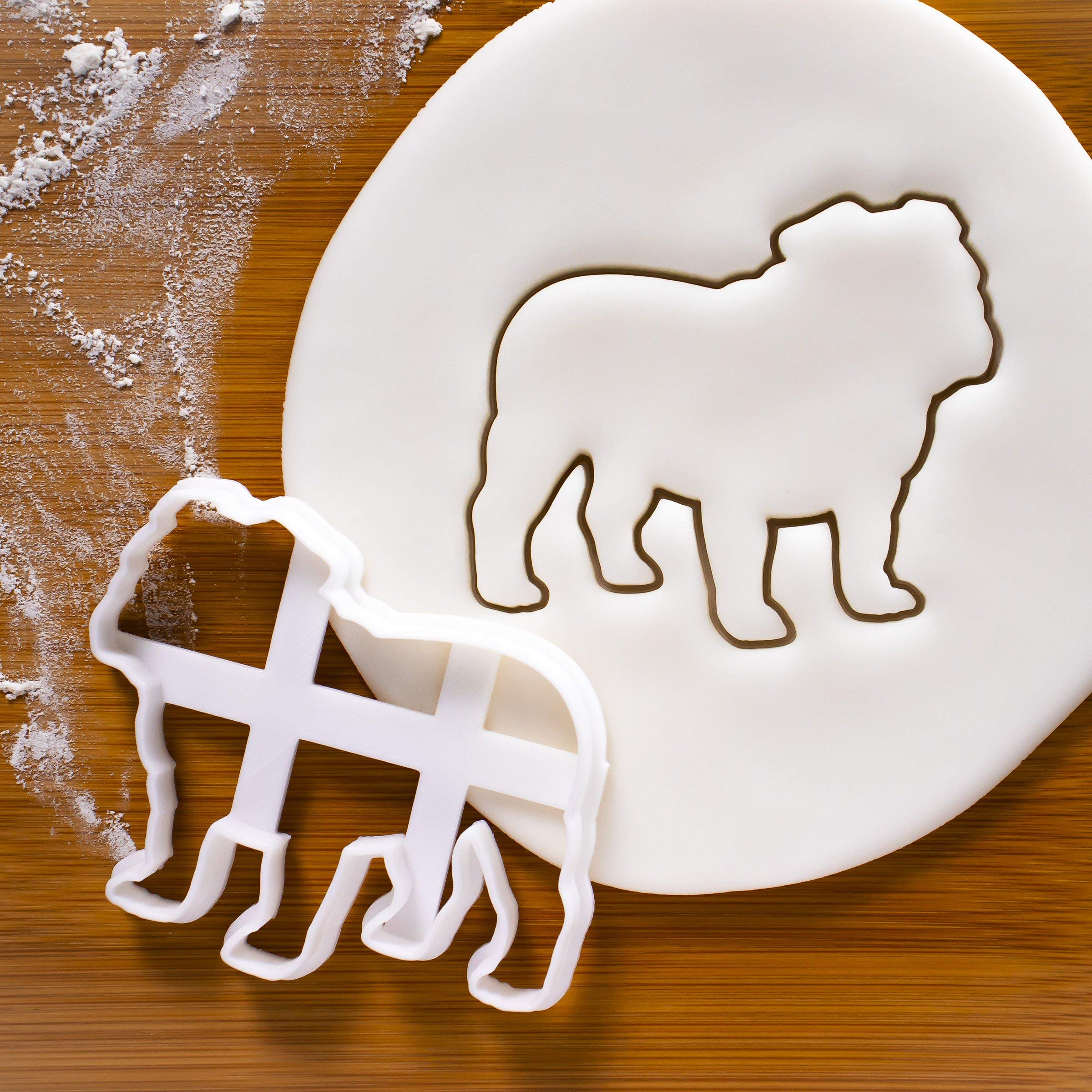 English Bulldog Silhouette cookie cutter, 1 piece - Bakerlogy