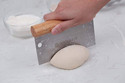 Pie Crust & Pastry Utensils Set, 2.2Lb Pie Weights Baking Beans & Pastry Dough Blender & Wood Handle Dough Cutter Set