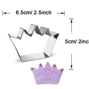 WJSYSHOP Crown Shape Cookie Cutter - D