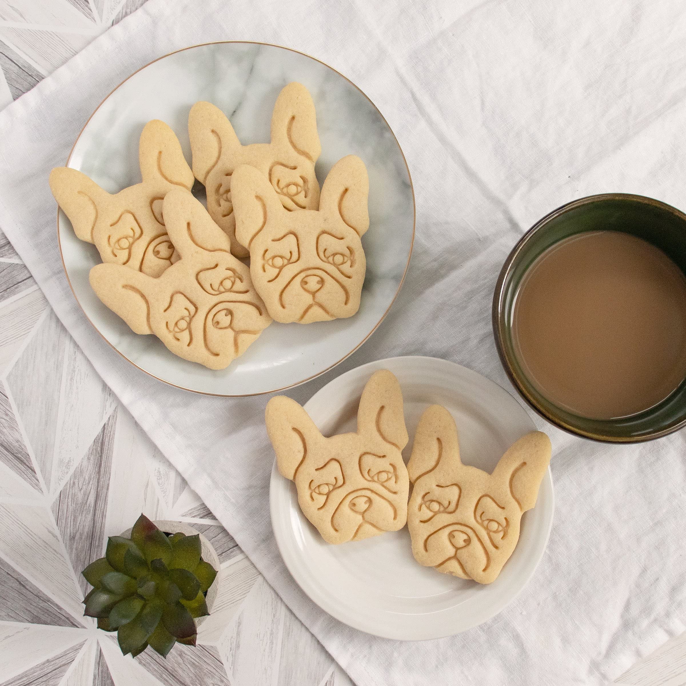 French Bulldog Face cookie cutter, 1 piece - Bakerlogy