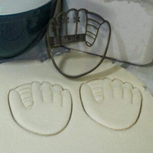 BASEBALL MITT GLOVE BAT CAP HAT SPORTS ATHLETICS SET OF 4 COOKIE CUTTERS MADE IN USA PR1164