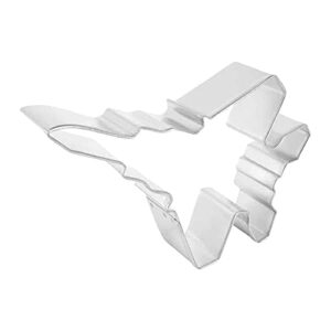 Fighter Jet Cookie Cutter 4.75 Inch - Made in the USA – R&M Cookie Cutters Stainless Steel Fighter Jet Cookie Mold