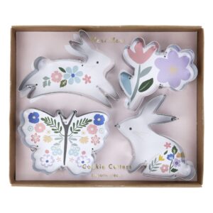 meri meri easter cookie cutters (pack of 4) - easter