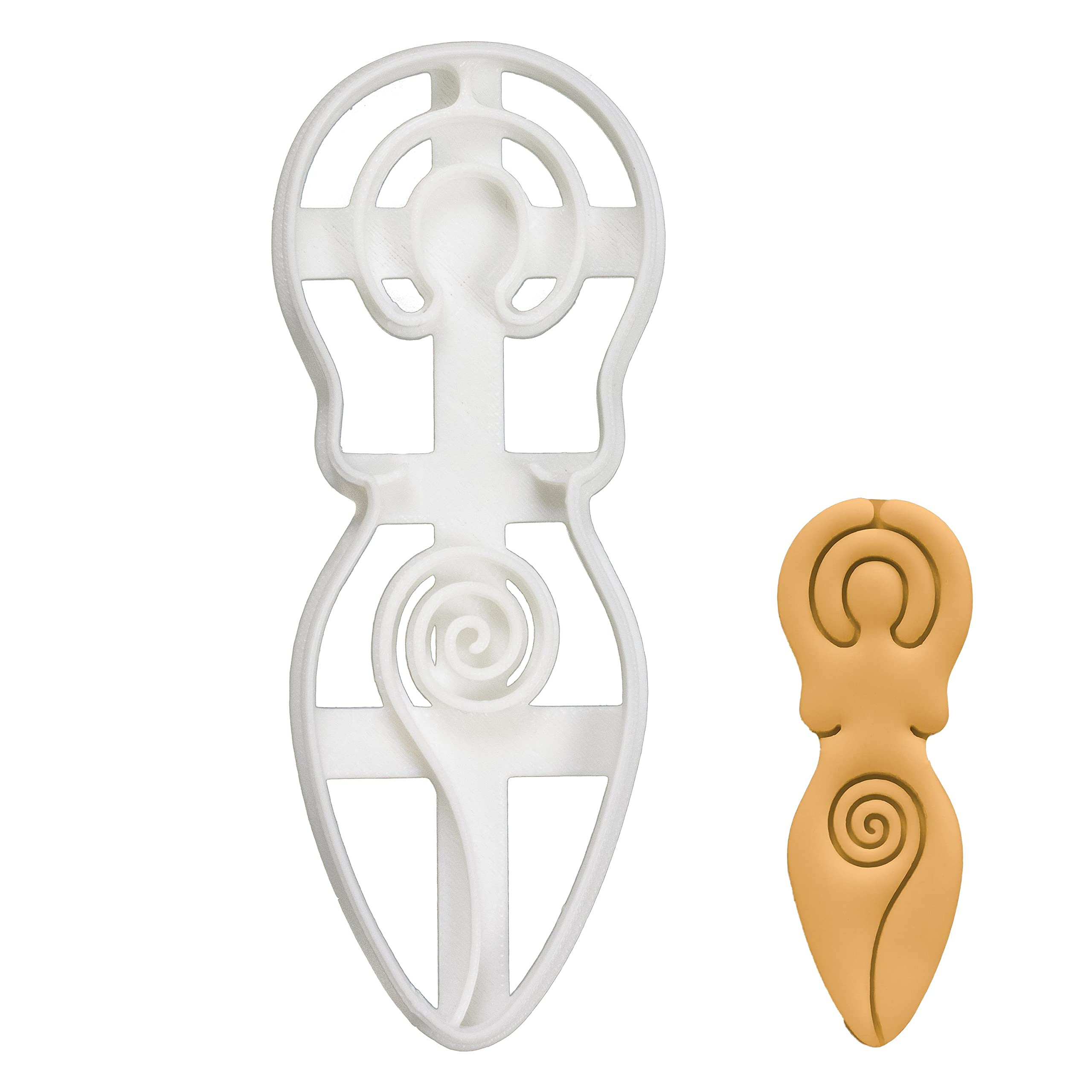 Spiral Goddess cookie cutter, 1 piece - Bakerlogy