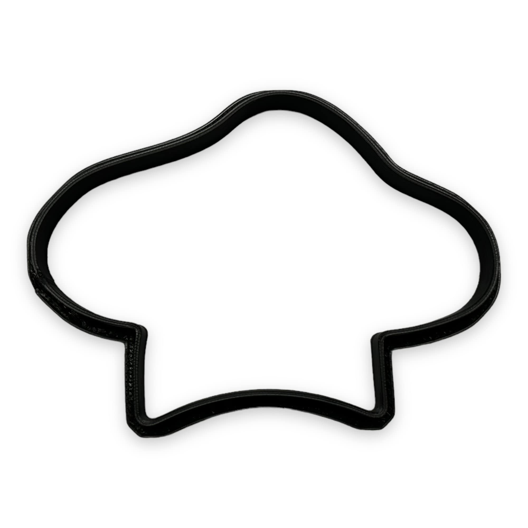 Chef Hat Cookie Cutter with Easy to Push Design (4 inch)