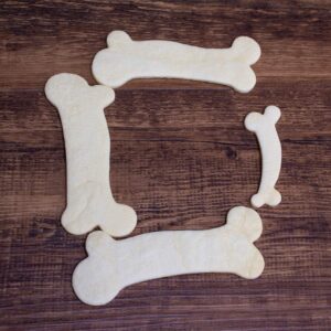 Dog Bone/Dog Biscuit Cookie Cutters for Homemade Treats, 6 PCS set Boxed package. 5." 4" 3.5" 2", 4.8" 3" stainless steel