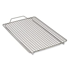 all-clad pro-release nonstick bakeware cooling and baking rack 12x17 inch oven safe 450f half sheet, cookie sheet, muffin pan, cooling & baking rack, round cake pan, loaf pan, baking pan grey