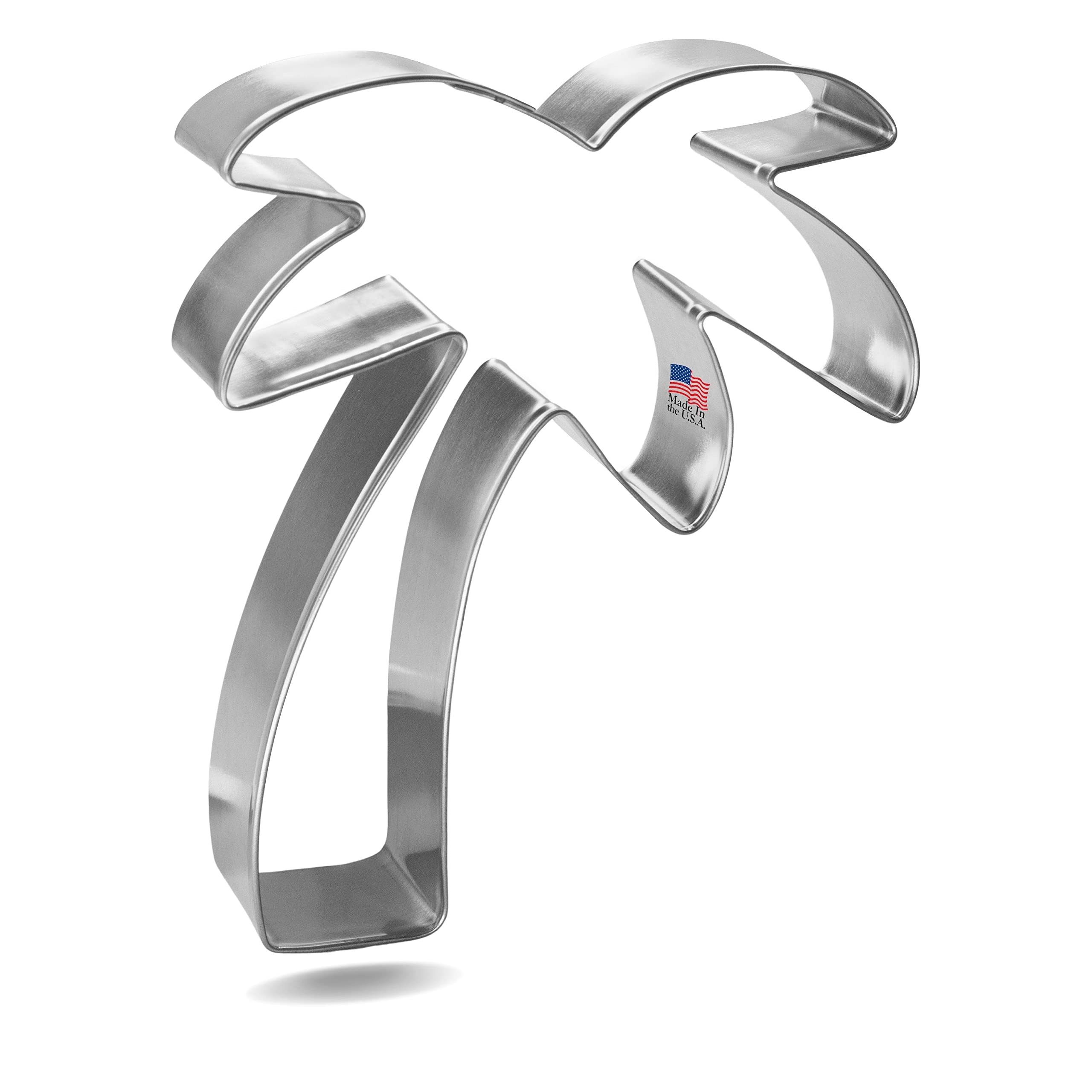 Palm Tree Cookie Cutter 5 Inch - Made in the USA – Foose Cookie Cutters Tin Plated Steel Palm Tree Cookie Mold