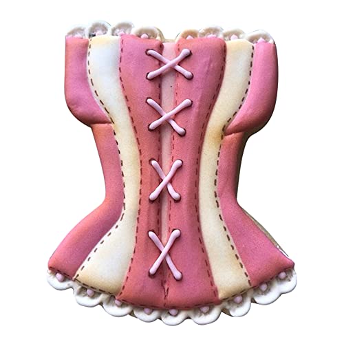 KENIAO Corset Dress/Bathing Suit Cookie Cutter, 3.5", Stainless Steel