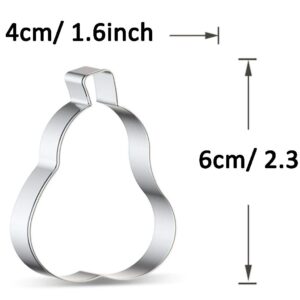 WJSYSHOP Mini Pear Cookie Cutter - B