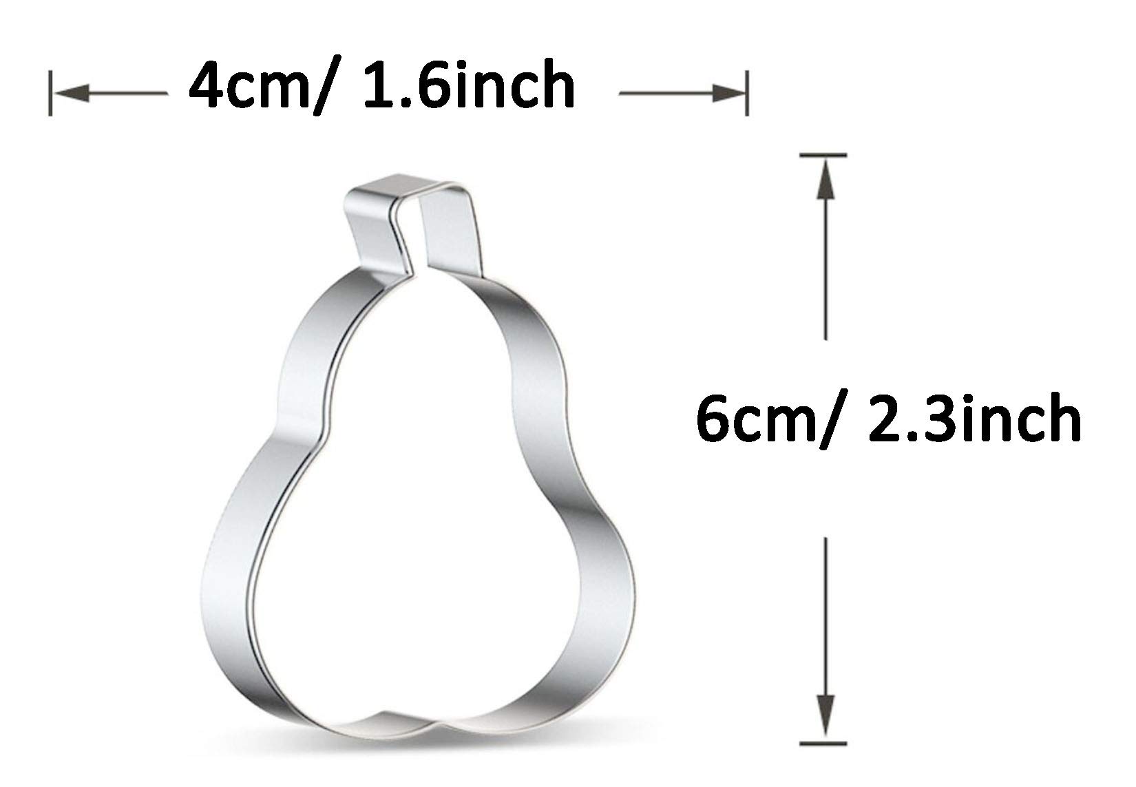 WJSYSHOP Mini Pear Cookie Cutter - B