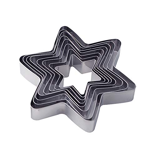 Star Cookie Cutter Set, Stainless Steel Biscuit Cutters (Star 10pcs)