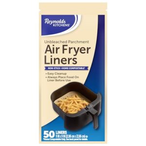 reynolds kitchens air fryer liners, 50 count