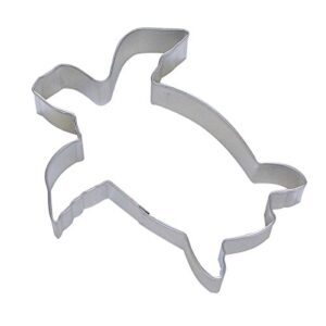 cookiecutter sea turtle cookie cutter 4.8 inch –stainless steel cookie cutters - sea turtle cookie mold