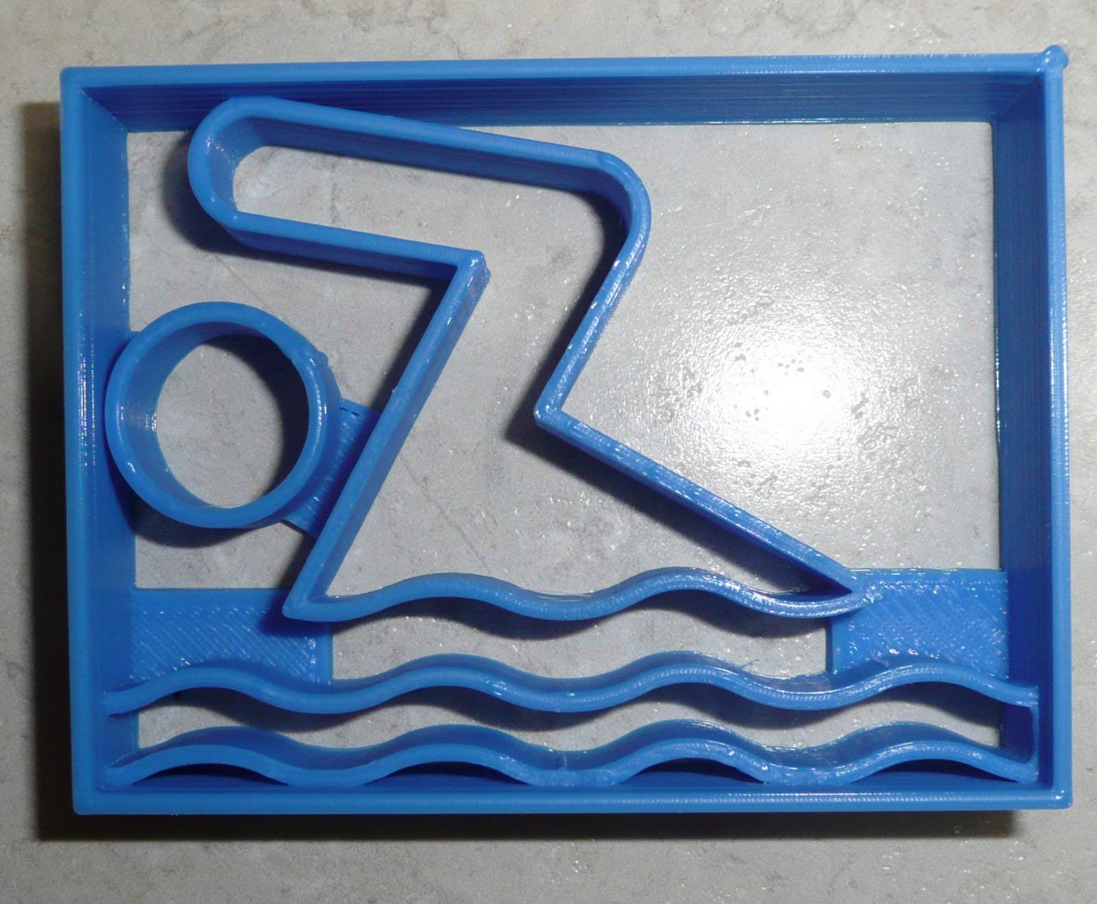 SWIMMING SYMBOL SCHOOL POOL WATER SWIM SPORT ATHLETICS COOKIE CUTTER MADE IN USA PR2498