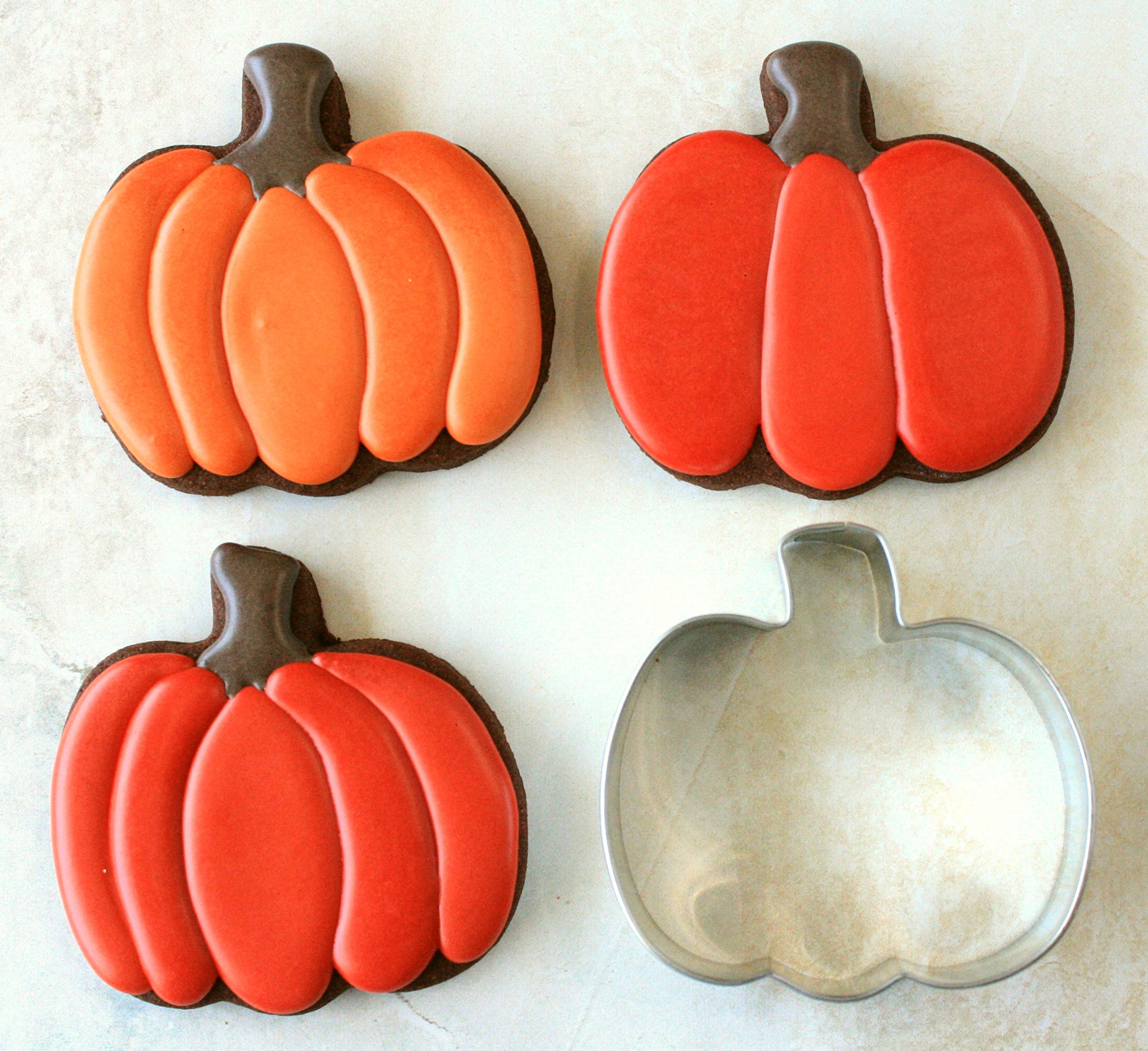 Pumpkin Cookie Cutter, 3" Made in USA by Ann Clark