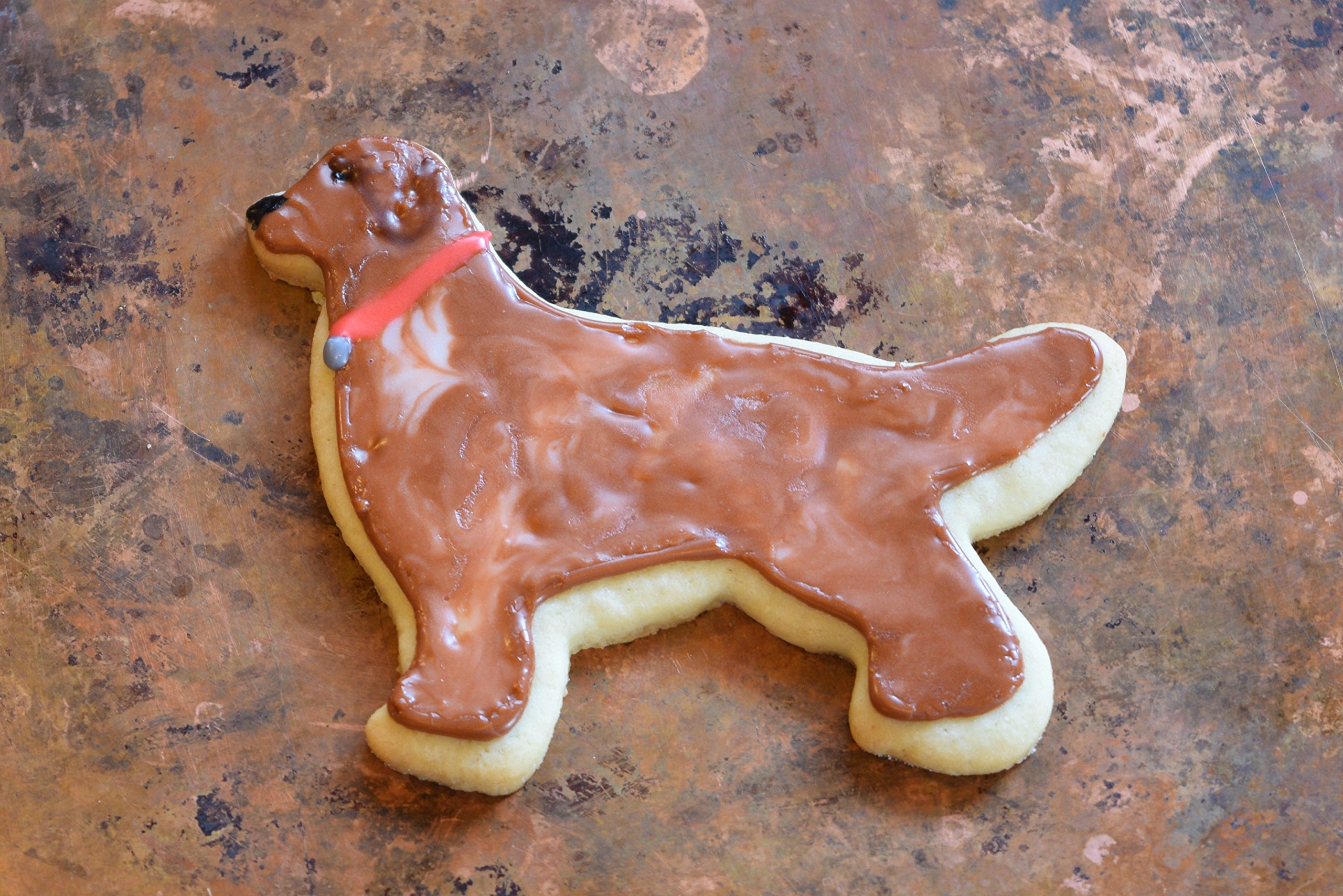 Golden Retriever Dog Breed Cookie Cutter 4.75 X 3.5 inches - Handcrafted Copper Cookie Cutter by The Fussy Pup