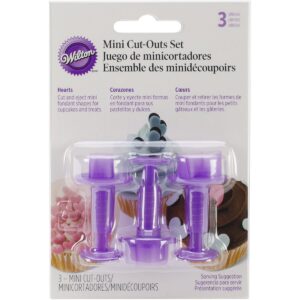 wilton fondant mini cutouts, hearts