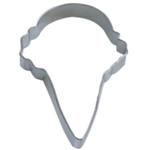 r&m cookie cutter, 4-inch, ice cream cone, tinplated steel