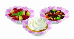 wilton pink blossom baking cups, 12 count