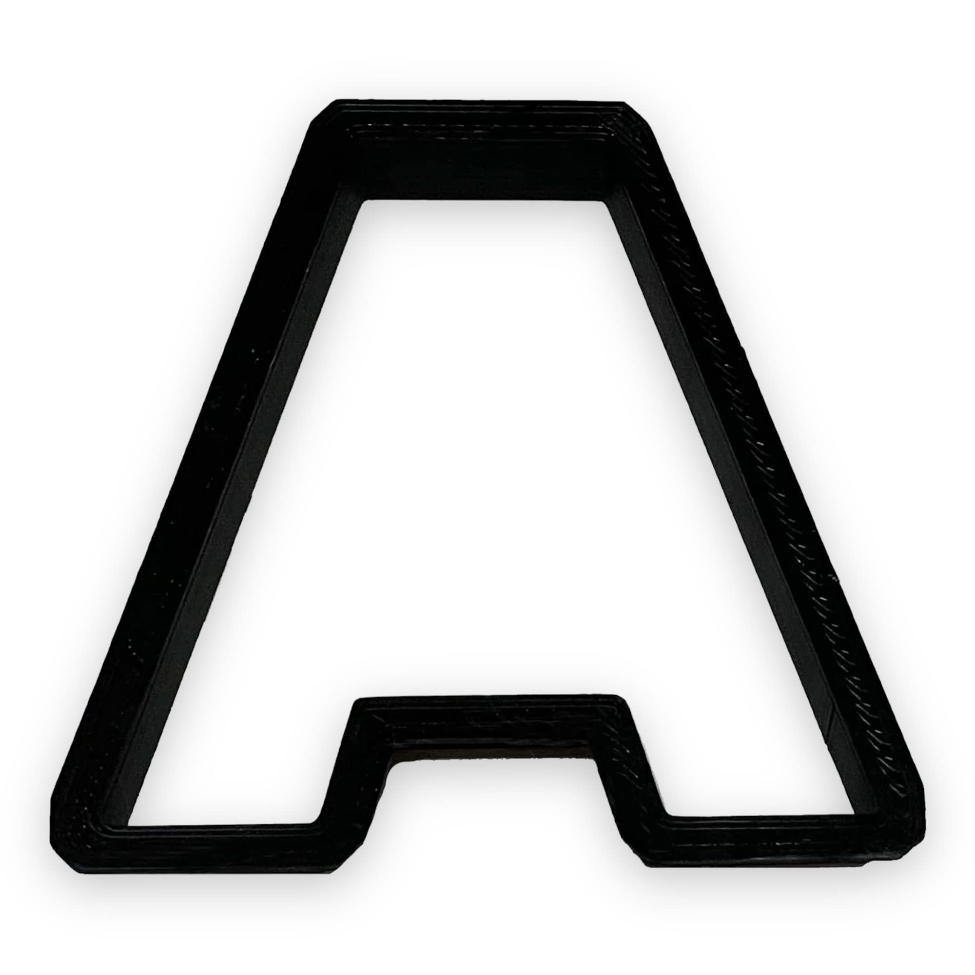 A Capital Block Letter Cookie Cutter with Easy to Push Design (3.5 inch)