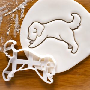 Set of 4 Yoga Dog cookie cutters (Designs: Warrior Pose 1, 2, Upward Facing, Downward Facing), 4 pieces- Bakerlogy