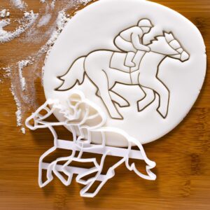 Jockey cookie cutter, 1 piece - Bakerlogy