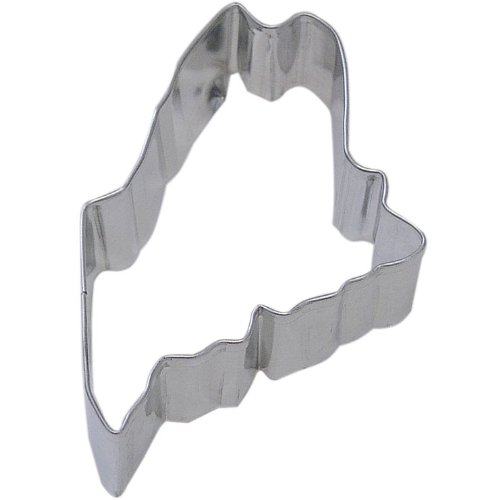 R&M International State of Maine Cookie Cutter 3.75 Inch –Tin Plated Steel Cookie Cutters – State of Maine Cookie Mold