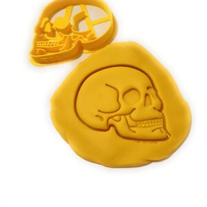 T3D Cookie Cutters Human Skull Cookie Cutter, Suitable for Cakes Biscuit and Fondant Cookie Mold for Homemade Treats