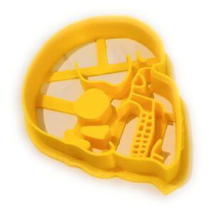 T3D Cookie Cutters Human Skull Cookie Cutter, Suitable for Cakes Biscuit and Fondant Cookie Mold for Homemade Treats