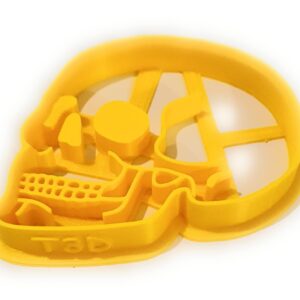 T3D Cookie Cutters Human Skull Cookie Cutter, Suitable for Cakes Biscuit and Fondant Cookie Mold for Homemade Treats