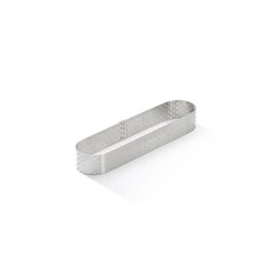 de buyer perforated oblong tart ring - 5.7” x 1.4” - perfect for baking beautifully crisp tarts - easy to use & clean - made in france