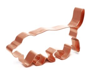 hunting basset hound copper cookie cutter