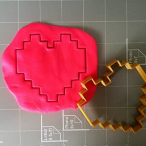 8-bit Heart Cookie Cutter