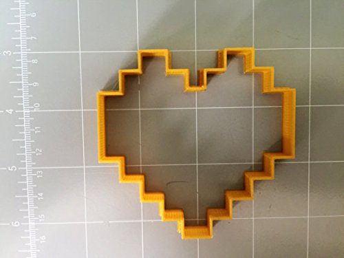 8-bit Heart Cookie Cutter