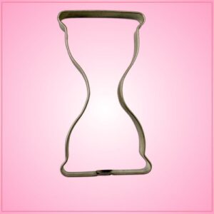 hourglass cookie cutter 4inch tall, 2.25inch wide aluminum