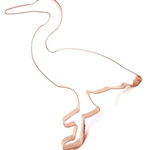 Jumbo Blue Heron Copper Bird Cookie Cutter