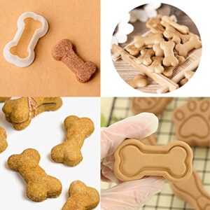 8 Pcs Dog Bone Cookie Cutters Dog Treats Cookie Cutter Bone Shape Cookie Cutters Homemade Dog Biscuit Treats Cutters for Dog Cat Homemade Treats