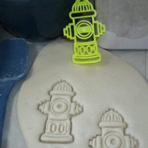 FIREFIGHTER FIREMAN DETAILED FIRE TRUCK HYDRANT HELMET SET OF 4 COOKIE CUTTERS MADE IN USA PR1397