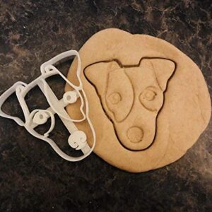 Jack Russell Cookie Cutter and Dog Treat Cutter - Face - 3 inch