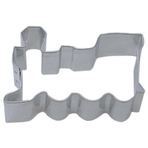 transportation otbp train cookie cutter 3 inch –tin plated steel cookie cutters - train cookie mold