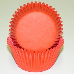 ck products orange cupcake/muffin glassine baking cups liners 500ct