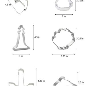 Lighthouse Harbor Tin Cookie Cutter 6 Pc Set - Foose Cookie Cutters – Cookie Mold - Made in USA