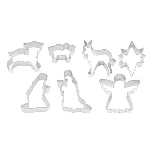 R & M International Christmas Nativity Set Cookie Cutter, One Size, Gray