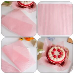 Hemoton 50 Sheets Dry Waxed Deli Paper Sheets Paper Sandwich Paper Liners Food Basket Liners Wax Paper Deli Wrap Wax Paper Sheets for Wrapping Bread and Sandwiches Pink