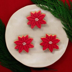 Poinsettia Flower cookie cutter, 1 piece - Bakerlogy